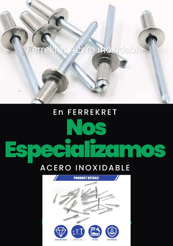 Remache pop de acero inoxidable precio Ecuador inox industrial ...