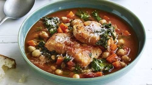 Family Whitefish Chickpea and Tomato Stew | Easy Meals Japan