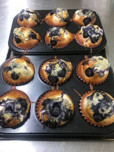 PrEP+ Blueberry, lemon, cheese muffins | Easy Meals Japan