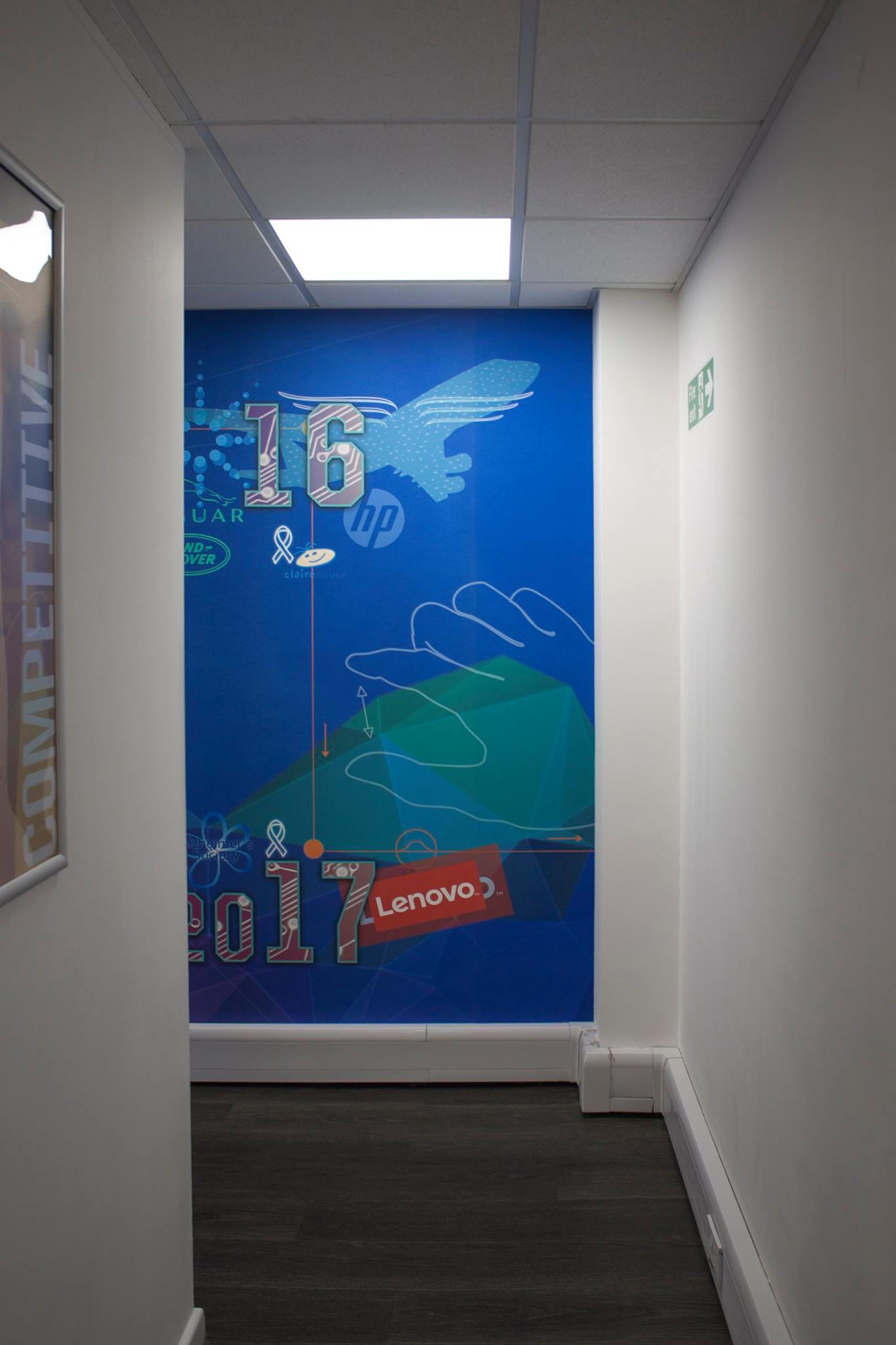 Company Timeline Mural