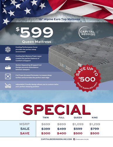 Alpine - Sales Sheet | CAPITAL BEDDING