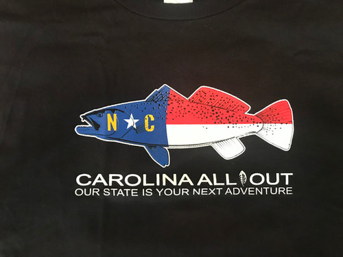 CAO NC Flag Speckled Trout (Front Print) | Carolina All Out