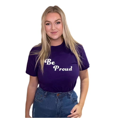 Unisex Purple Be Proud Top | Purple Dayss