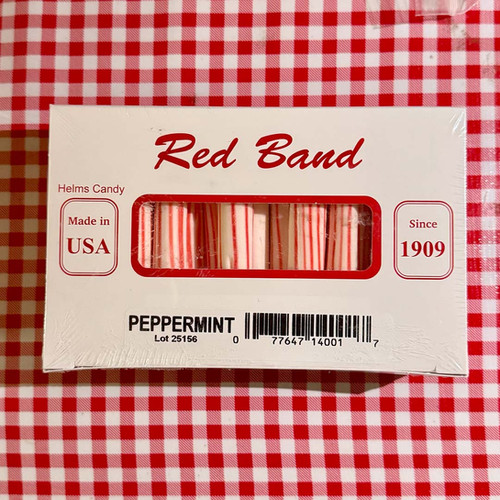 Red Band Peppermint Stick Candy - 12 oz. | Wgstore