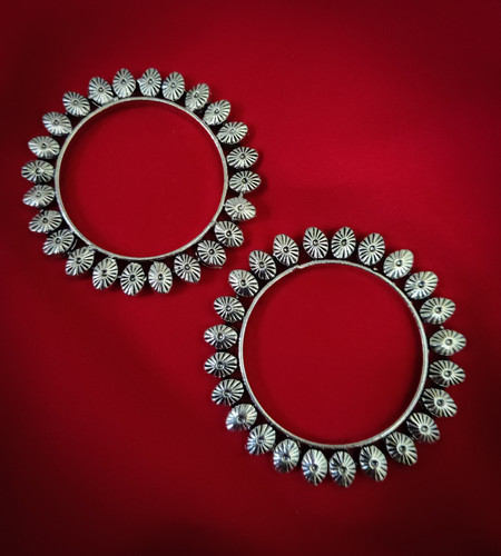 Silver Lookalike Oxidized Bangles | Fusion Vogue