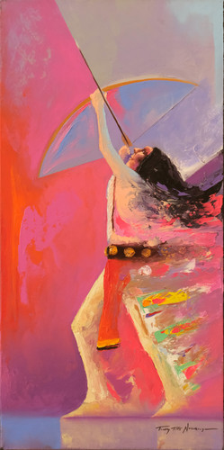 "The Long Shot" Oil on Canvas - 24" x 18" - Tim Nevaquaya | True West ...