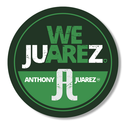 We Are Juarez 4" Sticker | OKKC