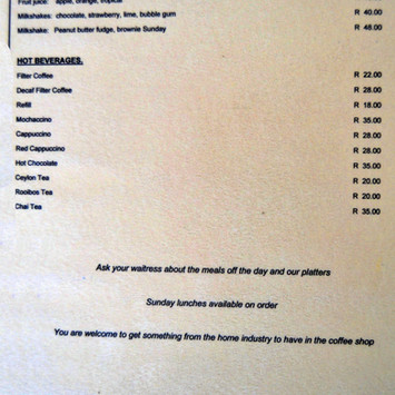 Menus & Gallery | Heaven's Kitchen