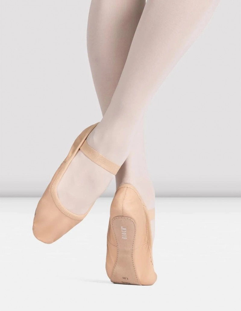 Bloch Aspire Full Sole Leather Ballet Shoes in either drawstring or ...