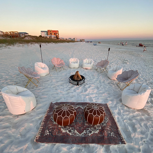 Boho Beach Bonfires| Fyre Festivity