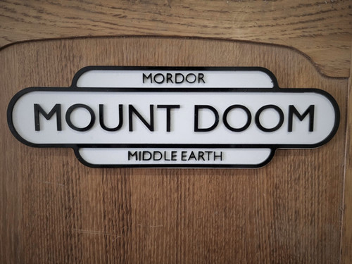 Mount Doom Sign | Sign Shop | Spatchcock & Wurzill | UK