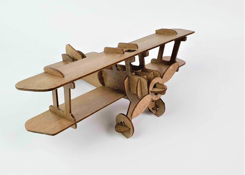 Wooden Biplane Model | Spatchcock & Wurzill | UK