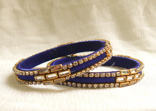 Premium Silk thread Kada (Set of 2) | Divyakalaa