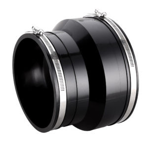 150mm Rubber Coupling PVC to E/W Black - Single and Value Pack Option ...