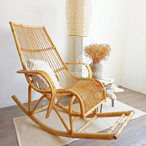 Rattan Rocking Chair Handmade Handcrafted Local Rattan Maker Manau ...