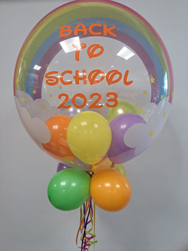 Back to School - Bubble Balloon | Balloons Around Scot