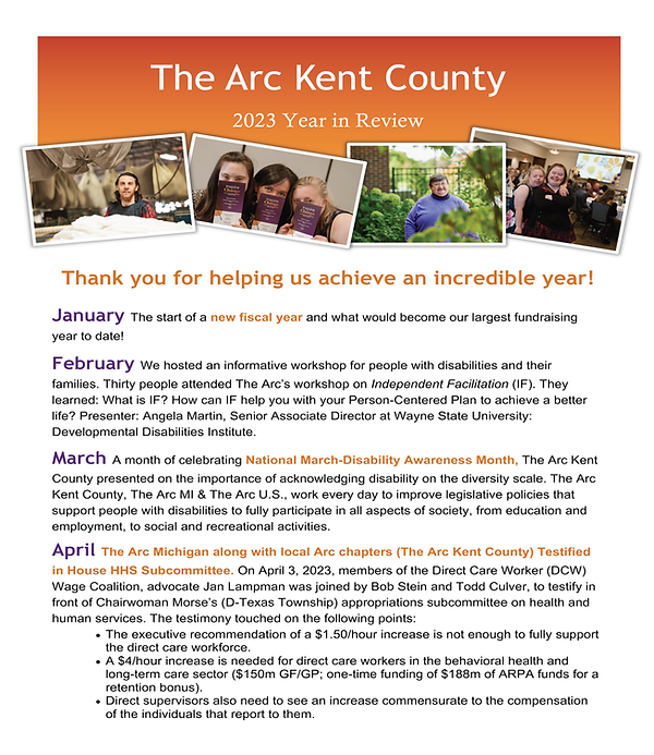 Disability Services | The Arc Kent County | Grand Rapids