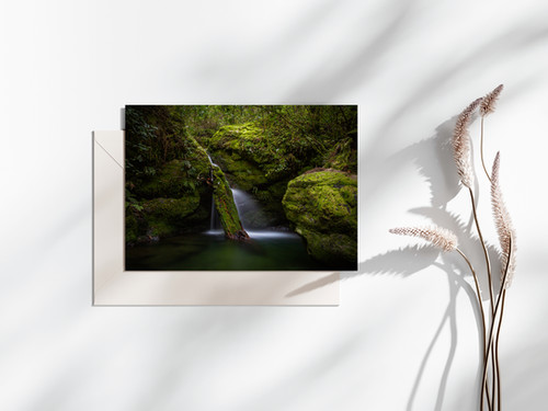 Waterfall - Greeting Card | LisaTruslerPhotograp