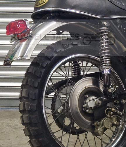 Triumph Custom Stainless Steel Rear Mudguard T140 TR7RV | website
