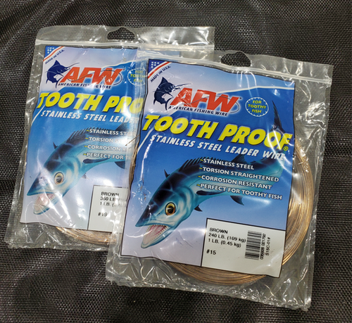 1Lb AFW Tooth Proof Single Strand Wire #15 and #19 | Barrett Rods