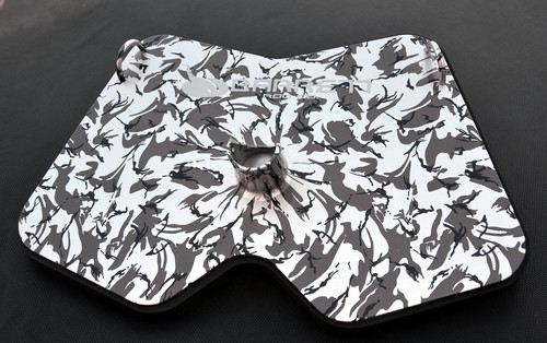 white camo Fighting Plate | Barrett Rods