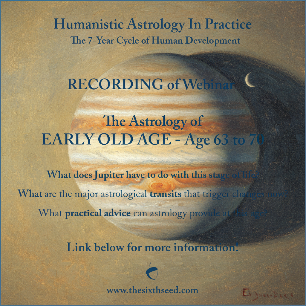 The Astrology of Early Old Age - Age 63 to 70