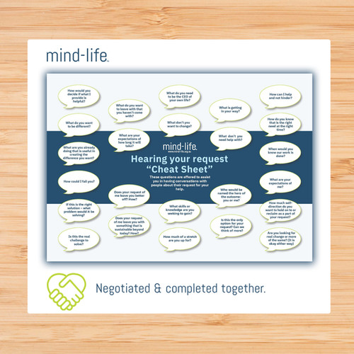 Hearing Your Request Cheat Sheet | Mind-Life