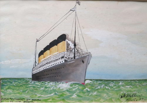 1912 Painting of RMS Titanic