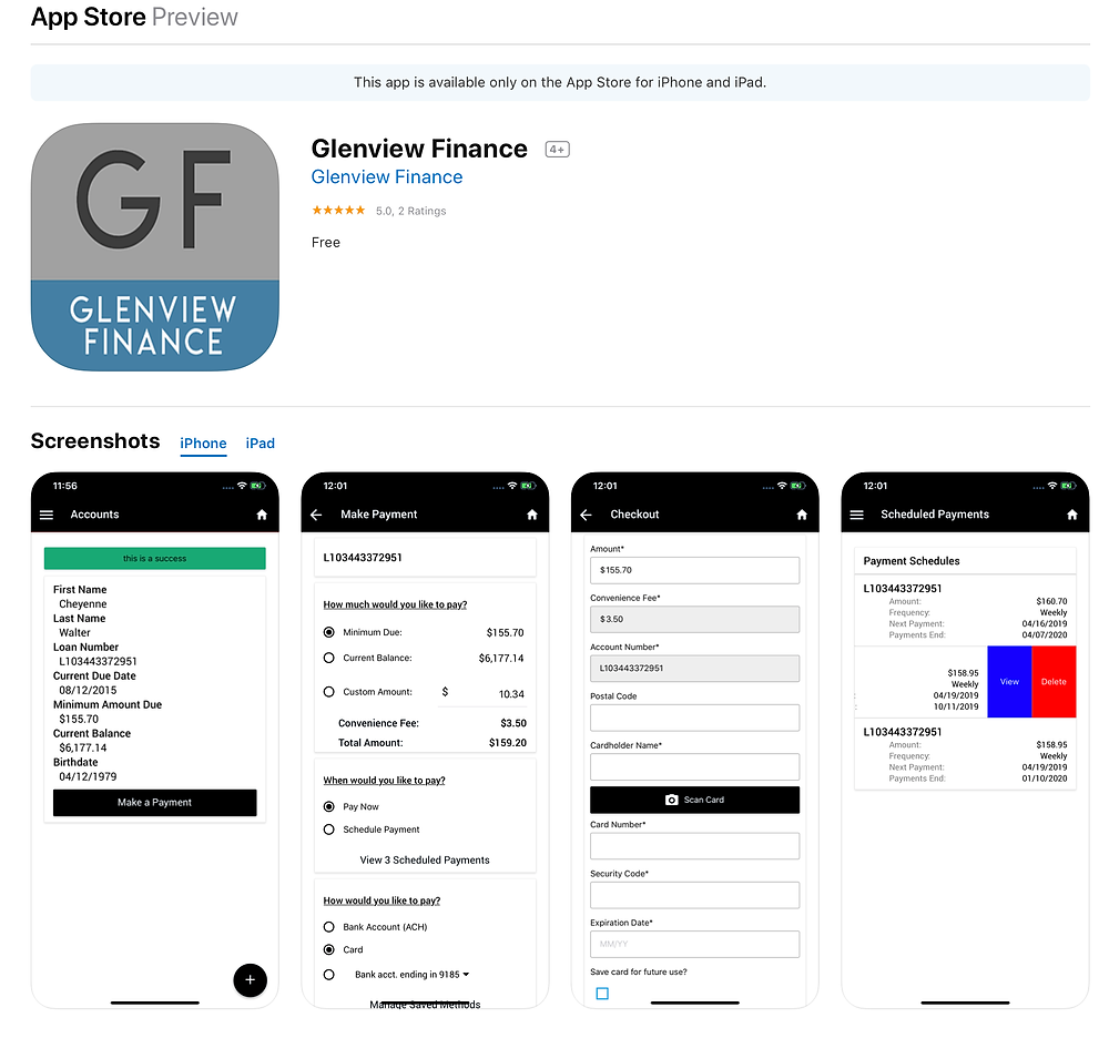 Glenview Launches Mobile Payment App to Improve Customer Experience