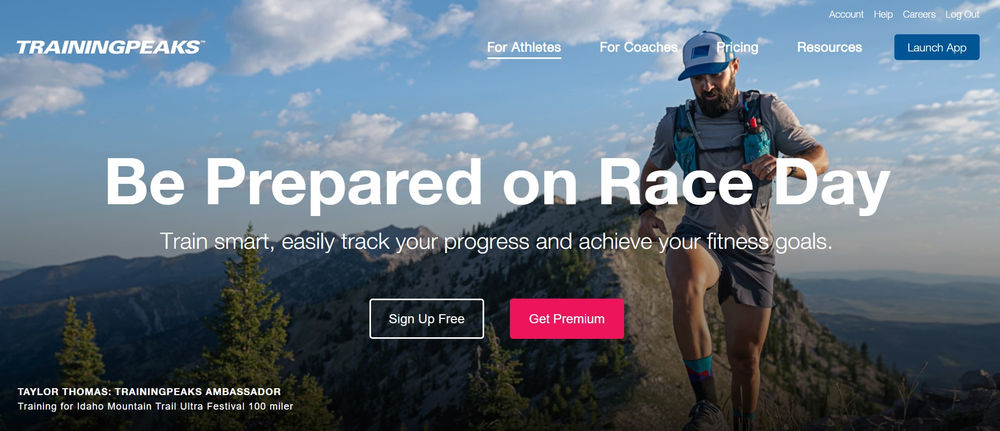 Setting up a new Training Peaks account