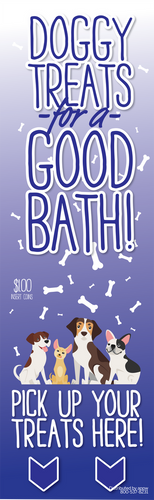 Vinyl Vending Machine Decal | Pet Wash Supplies