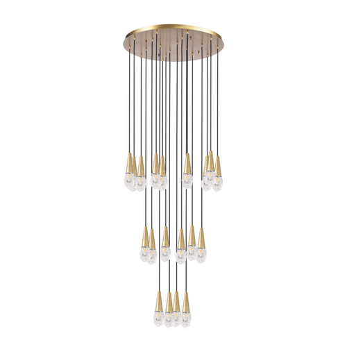 Montauk 20-Light Round Suspension Chandelier | Kanova & Co.