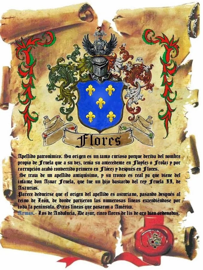 ¿TE APELLIDAS FLORES? ESTE ES EL ORIGEN DE TU APELLIDOhttps://static ...