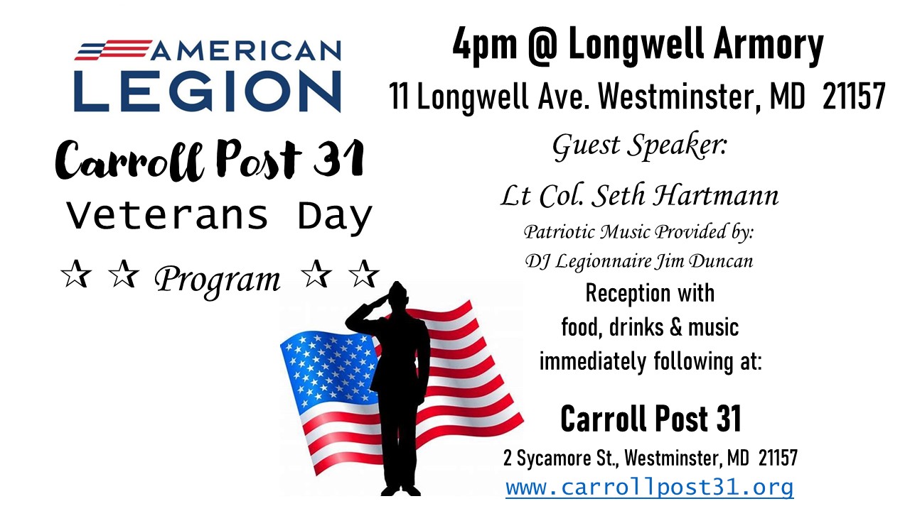 Programs | Carroll Post 31