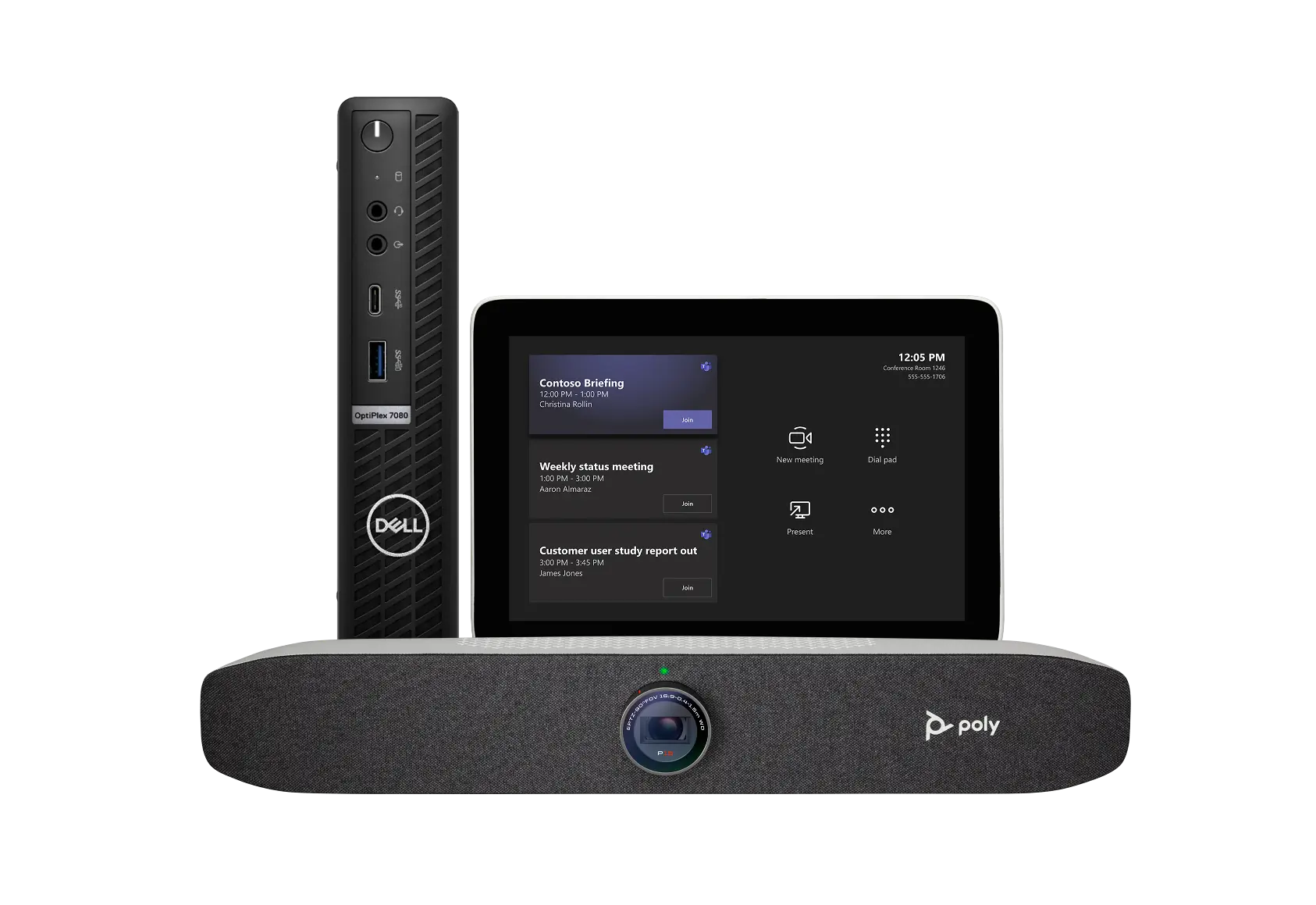 Kit Poly Studio Focus Room para salas de Microsoft Teams | México | Voxium