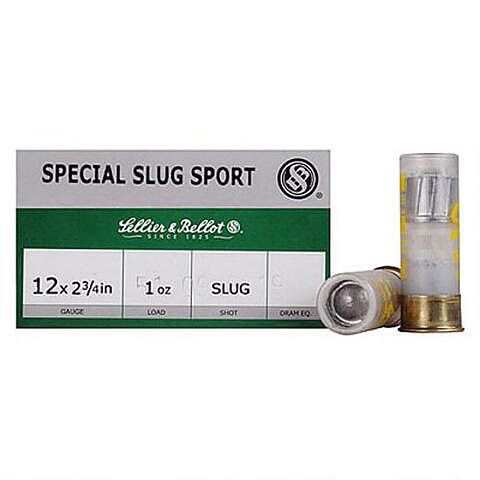 Sellier & Bellot 12G Slug 1oz and 32g(100 Rounds) | ammo-zone
