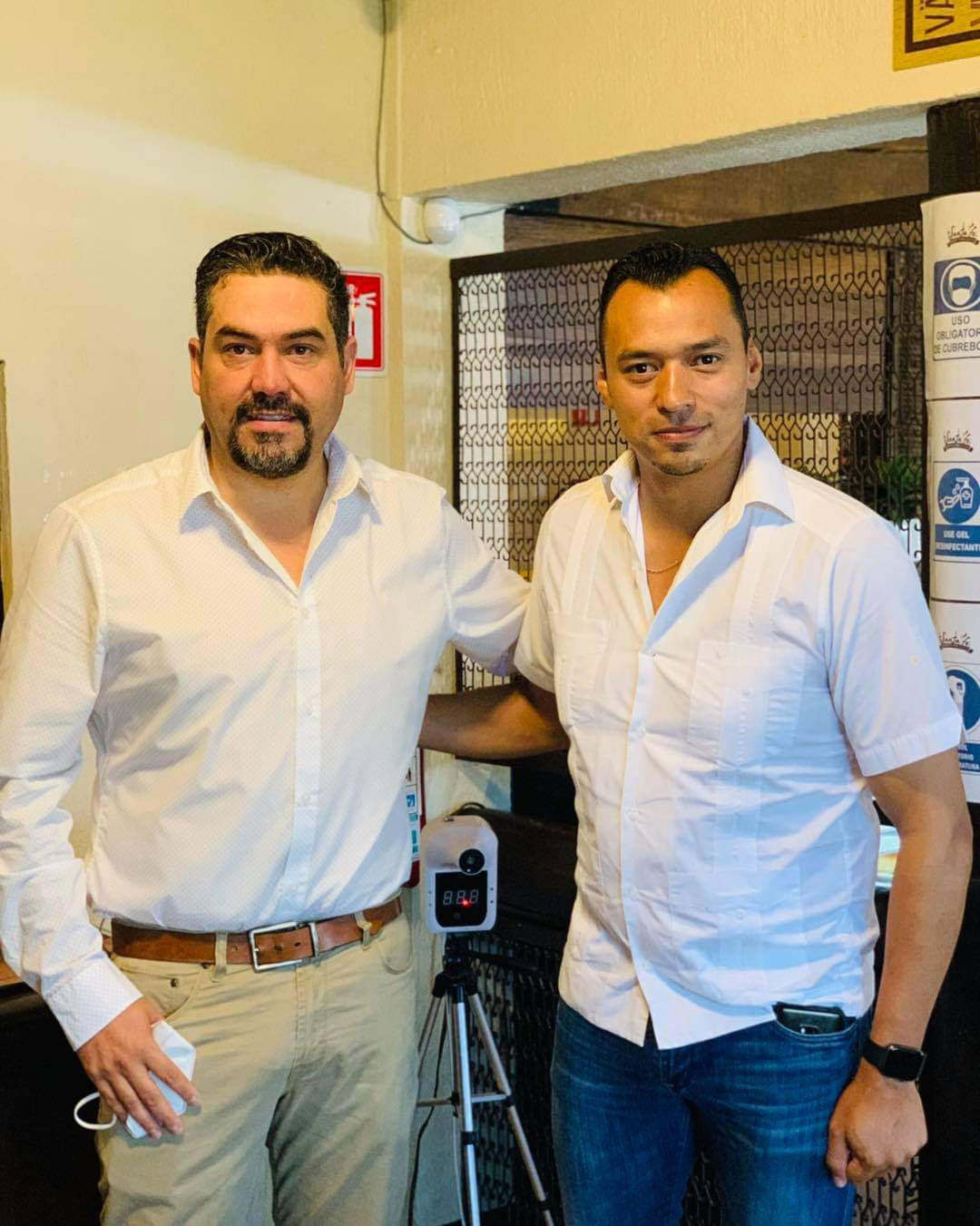 Edgar Piñón se reúne con Cesar Peña