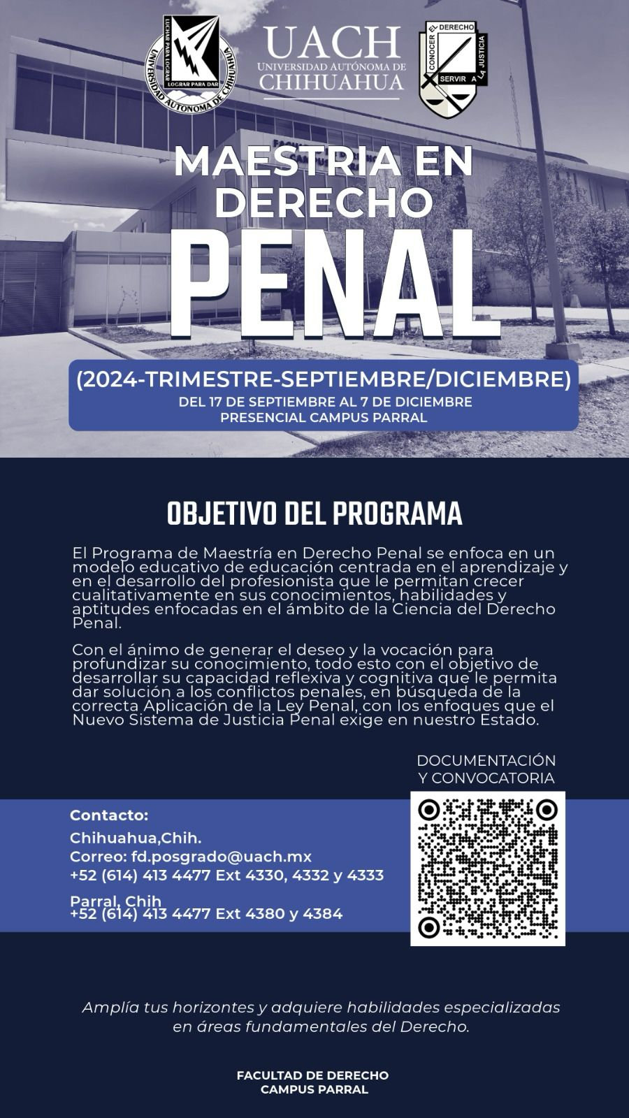 Abre la UACH campus Parral inscripciones para cursar la maestría en ...