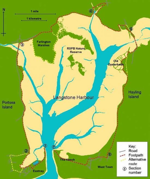 Coastal Footpath | Langstone Harbour