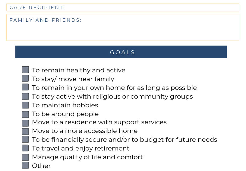 Family Caregiver Guide developing a Family Caregiver Plan