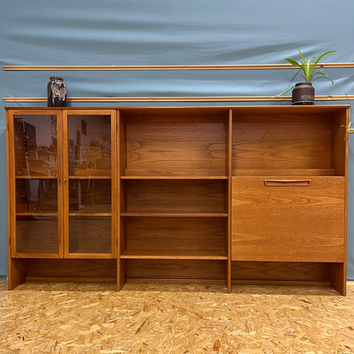 Mid century teak Meredew shelving unit | urbn nest