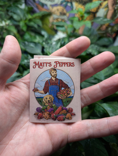 Sticker #23 - Matt's Peppers catalog | Matt's Peppers