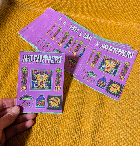 Sticker sheet #2 | Matt's Peppers