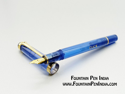 Neo Tulip Translucent Blue | FOUNTAIN PEN INDIA