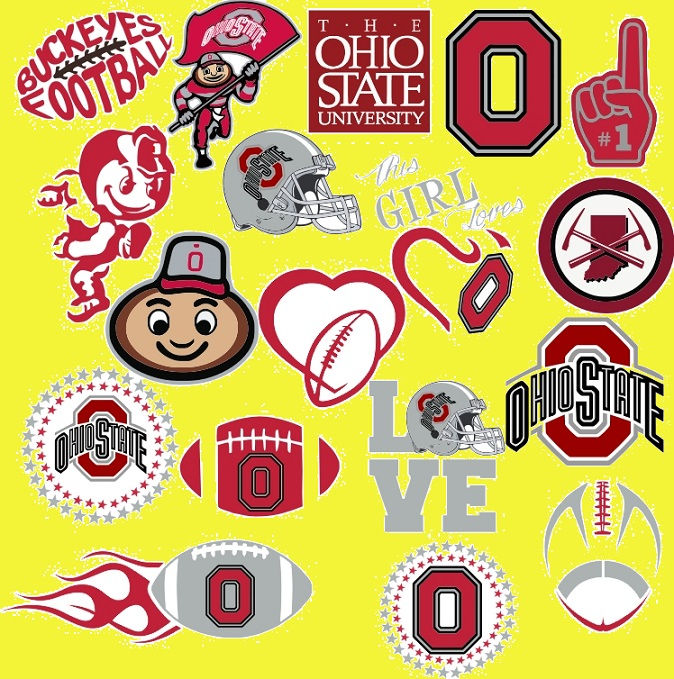 Ohio State Svg Dxf Eps Png, Cut File Pack , Download Football Files ...