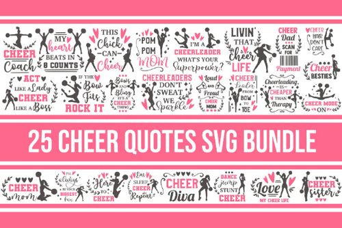 Cheer SVG Bundle, cheerleader svg, cheerleading svg, megaphone svg ...