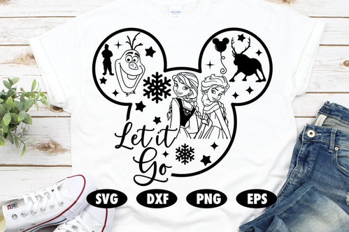 Let it go svg, Frozen svg, Frozen cut file, Elsa svg, Anna svg, Disney ...