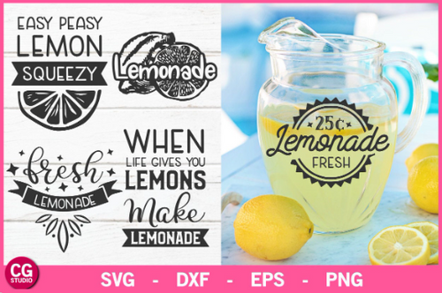 Lemonade svg Bundle, fresh lemonade svg, lemonade stand svg, summer svg ...