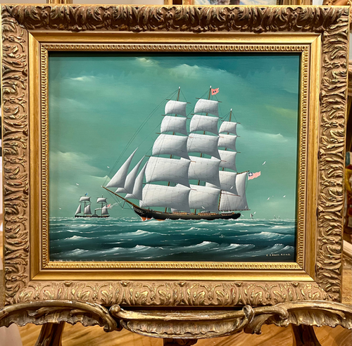 OIL PAINTING British Clipper Early 20th CENTURY PIECE | mysite
