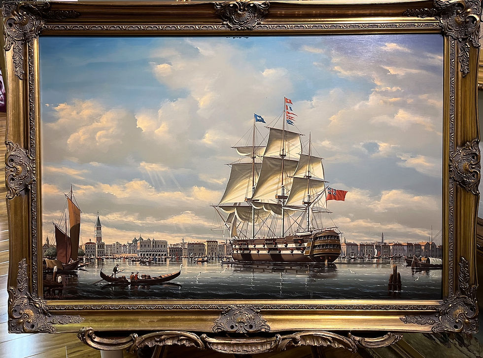 oil painting | Bournemouth | oldfineart | drew prichard 2/6